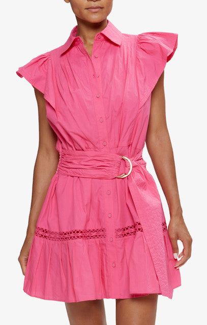 Embroidered Marceline Dress in Pink Petunia – Monkee's of Lexington